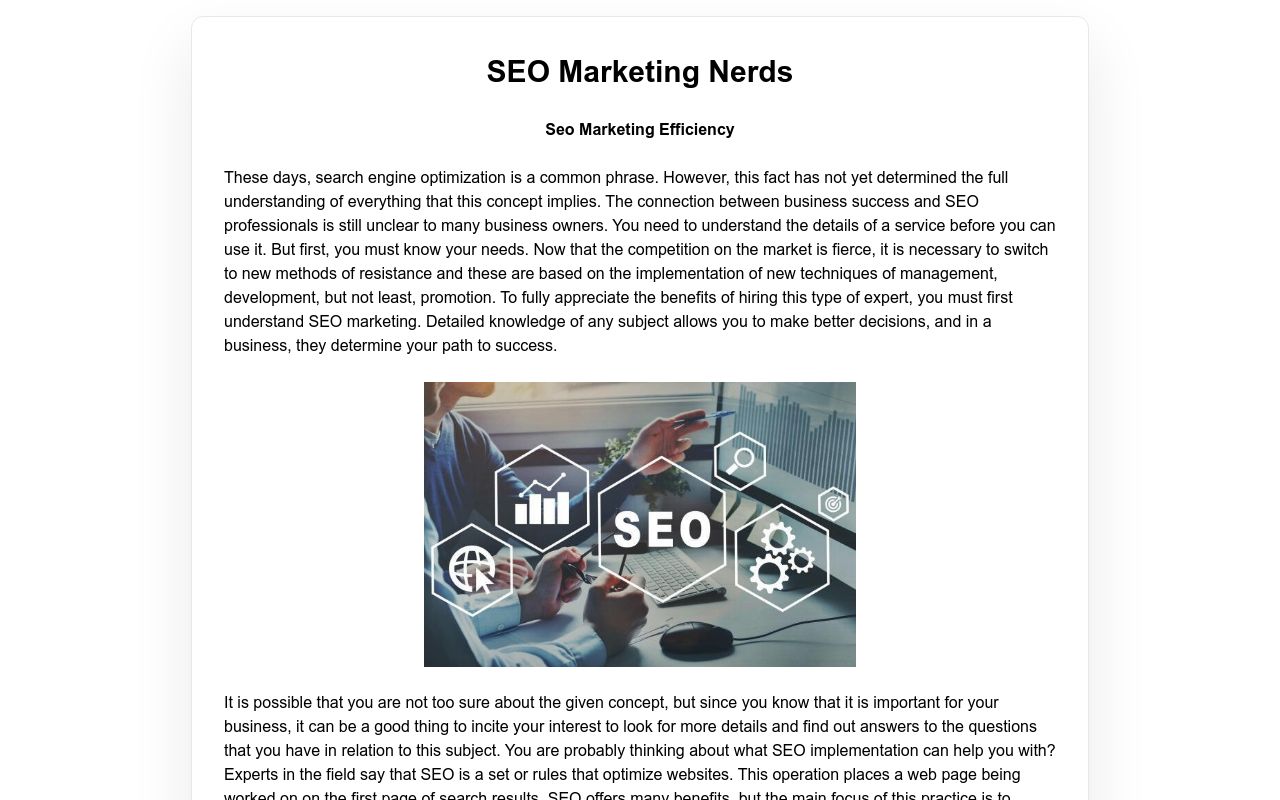 SEO Marketing Nerds